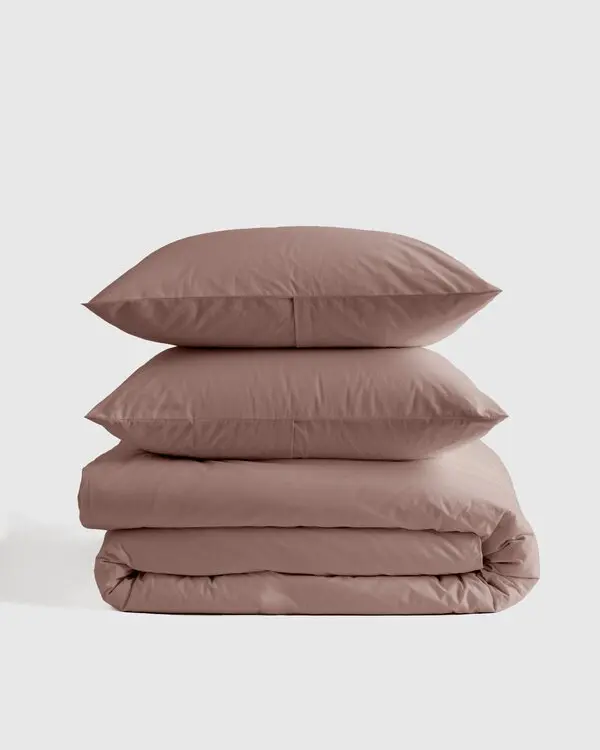 Quince European Linen Box Quilt Set, Size - Fig