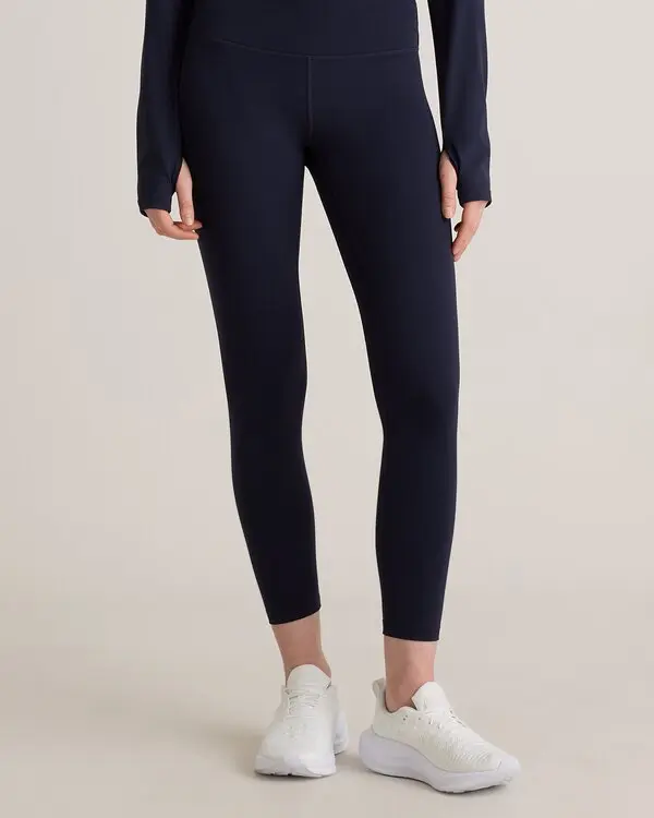 Quince Ultra-form High-rise Crossover Legging - Deep Navy