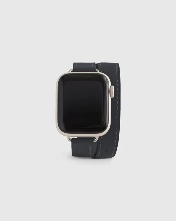 Quince Leather Double Wrap Smartwatch Band