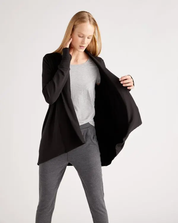 Quince French Terry Modal Cardigan