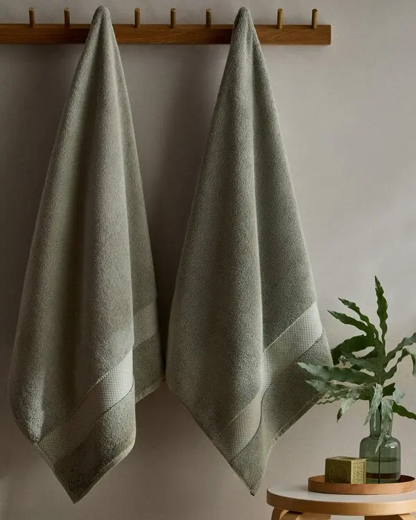 Quince Turkish Ultra Plush Bath Towel - Eucalyptus
