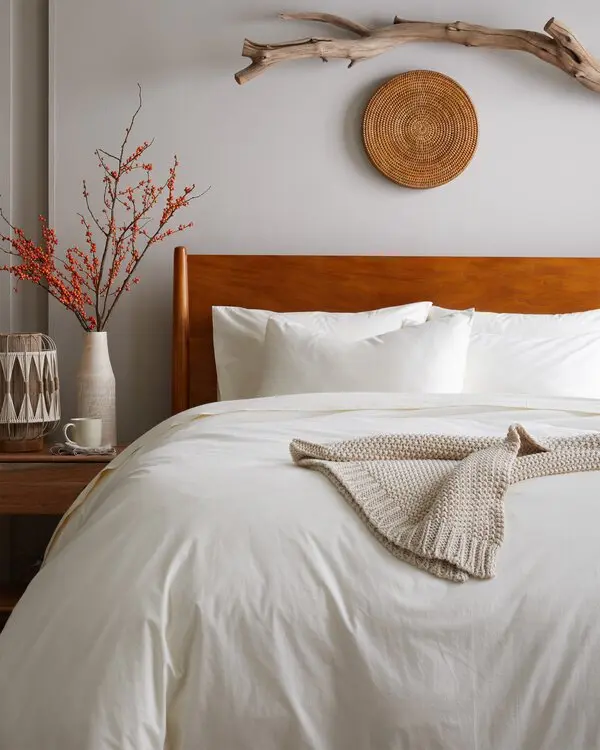 Quince Organic Brushed Cotton Sham Set - Ivory