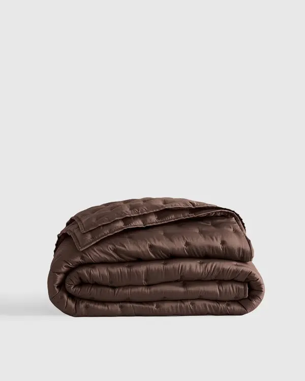 Quince Bamboo Dream Quilt - Espresso