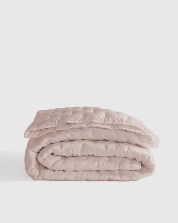 Quince Bamboo Dream Quilt - Soft Blush