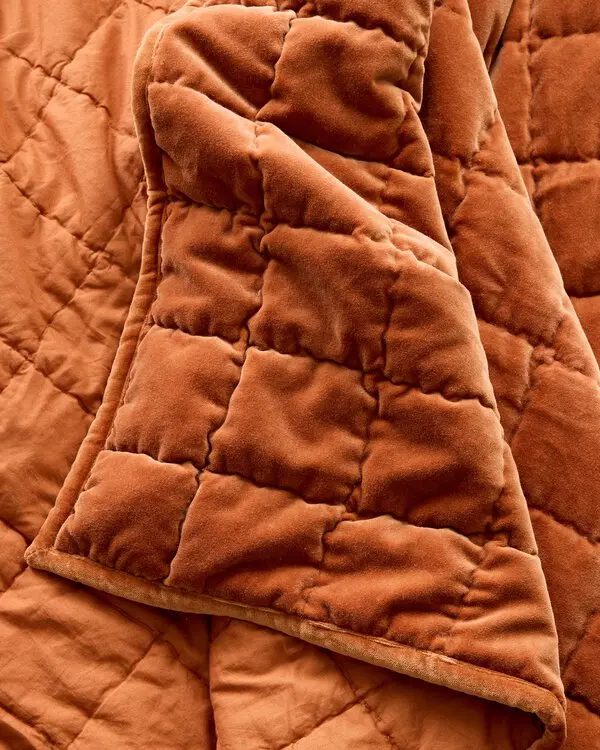 Quince Bamboo Dream Quilt - Terracotta