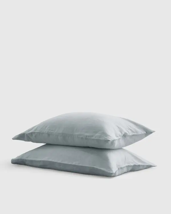 Quince European Linen Pillowcase Set - Mist