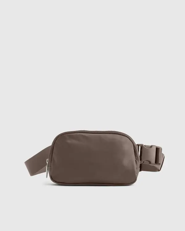 Quince Revive Nylon Belt Bag - Ash Grey