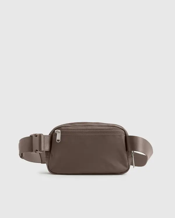Quince Revive Nylon Belt Bag - Ash Grey