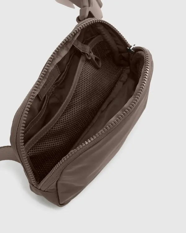 Quince Revive Nylon Belt Bag - Ash Grey