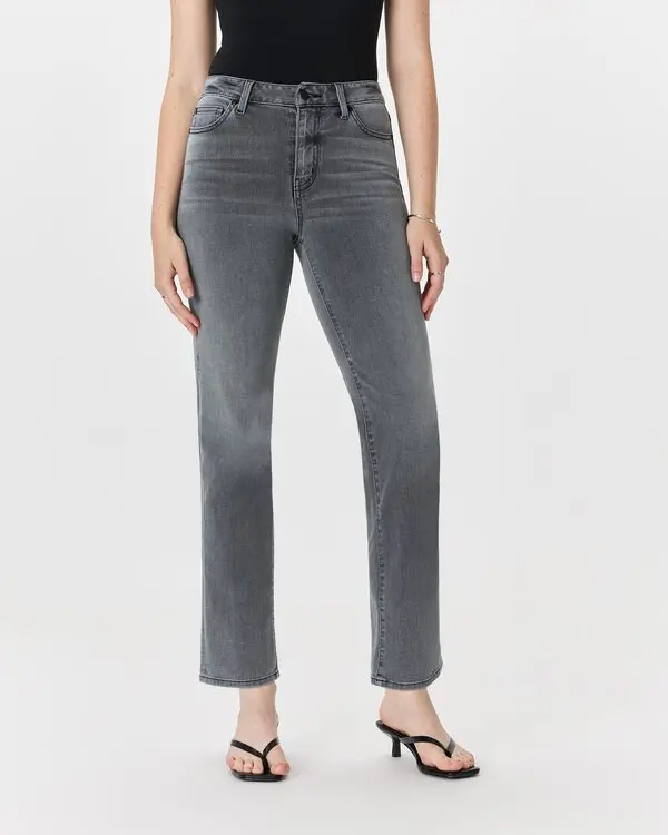 Quince Bella Stretch Kick Flare Jeans - Greyed Out