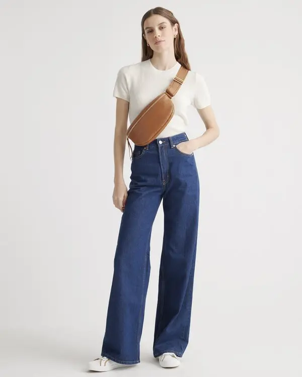 Quince Quinn Sling Bag - Cognac