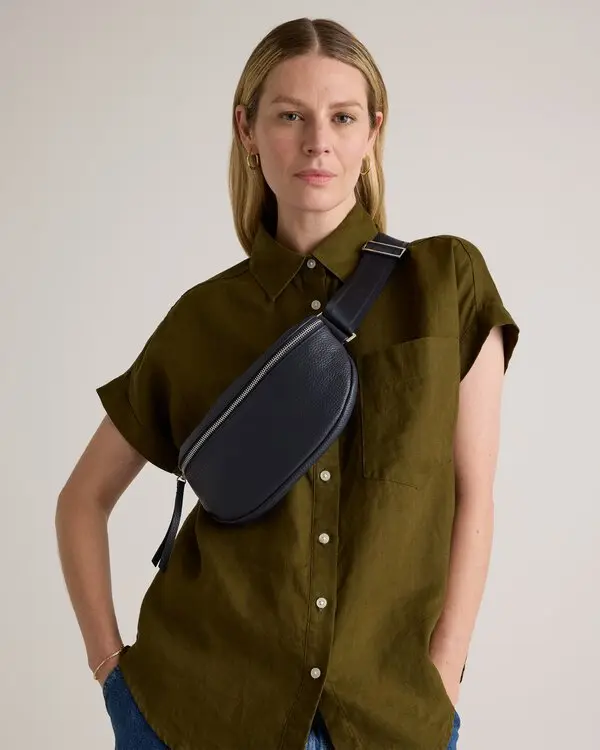 Quince Quinn Sling Bag - Navy