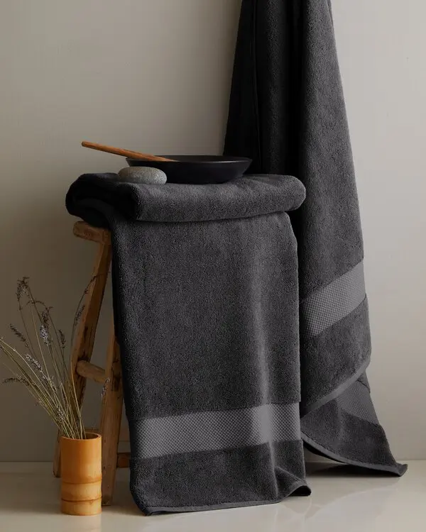Quince Turkish Ultra Plush Bath Sheet - Charcoal