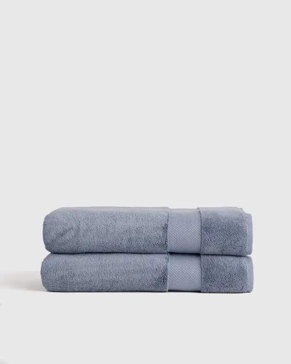 Quince Turkish Ultra Plush Bath Sheet - Mineral
