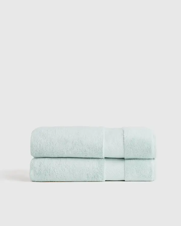 Quince Turkish Ultra Plush Bath Sheet - Mist