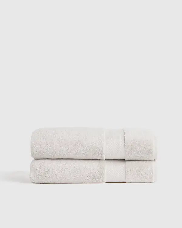 Quince Turkish Ultra Plush Bath Sheet - Silver