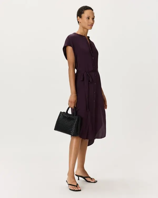 Quince Italian Leather Handwoven Mini Satchel