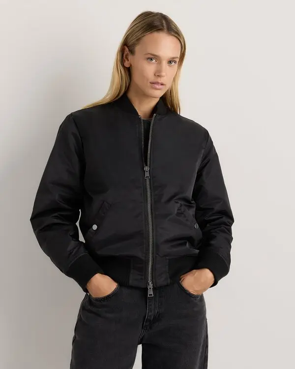 Quince Flight Nylon Bomber Jacket