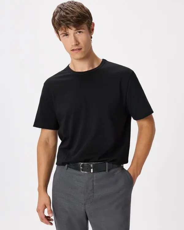 Quince Japanese Lotus T-shirt - Black