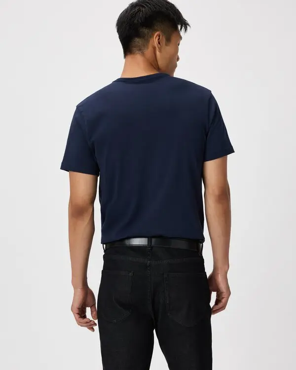 Quince Japanese Lotus T-shirt - Navy