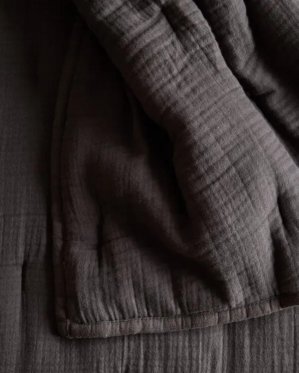 Quince Gauze Dream Quilt - Charcoal