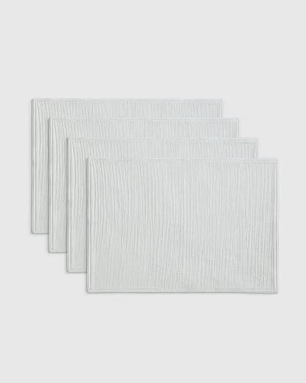 Quince Gauze Placemats, Set Of 4 - Mist