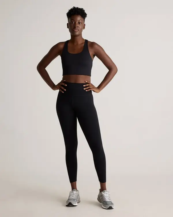 Quince Power-up High-rise Training Legging - Black