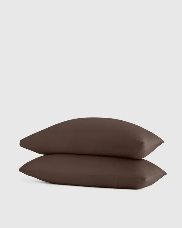 Quince Bamboo Pillowcase Set - Espresso