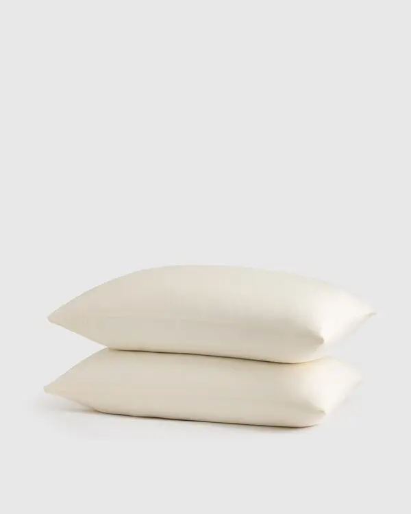 Quince Bamboo Pillowcase Set - Ivory