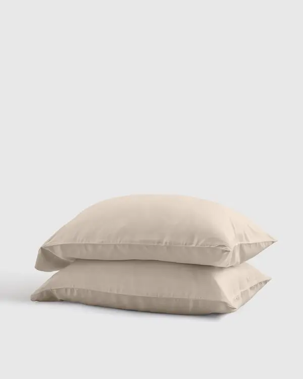 Quince Bamboo Pillowcase Set - Sand