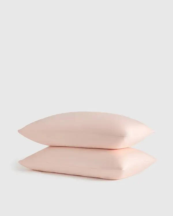 Quince Bamboo Pillowcase Set - Soft Pink