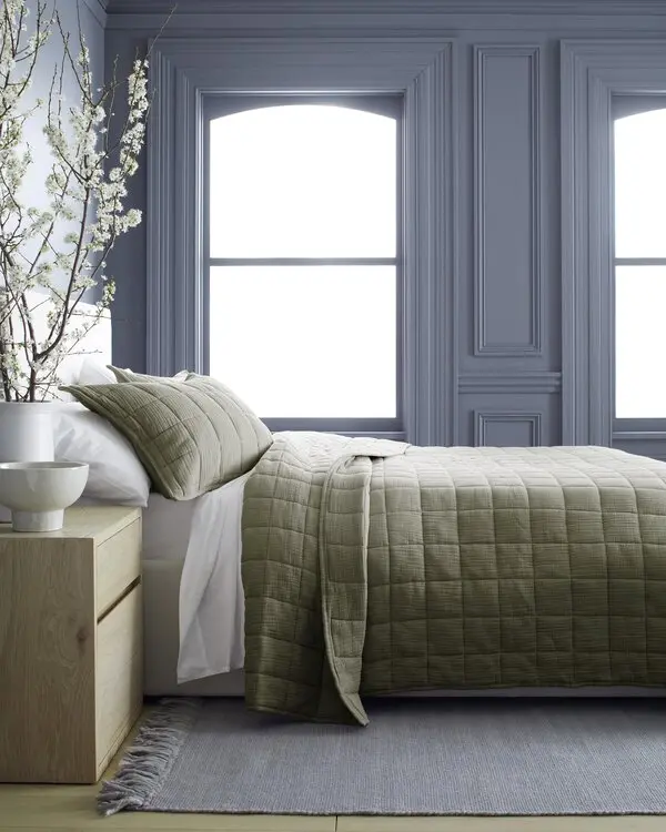 Quince Gauze Box Quilt - Olive