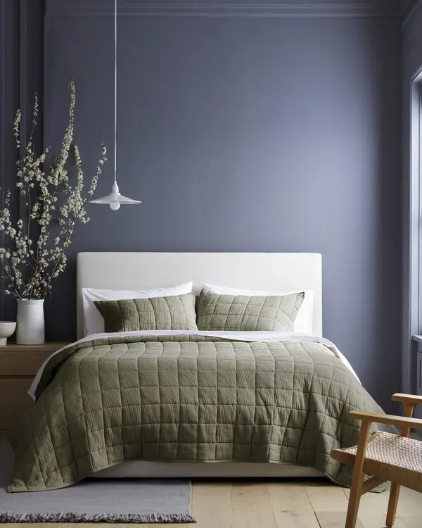 Quince Gauze Box Quilt - Olive