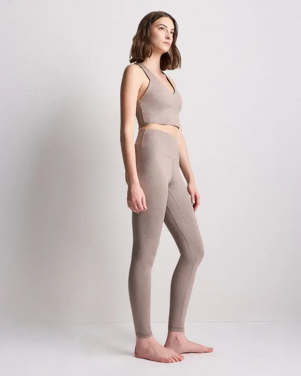 Quince Ultra-soft Performance Legging 28" Inseam - Heather Morel Grey