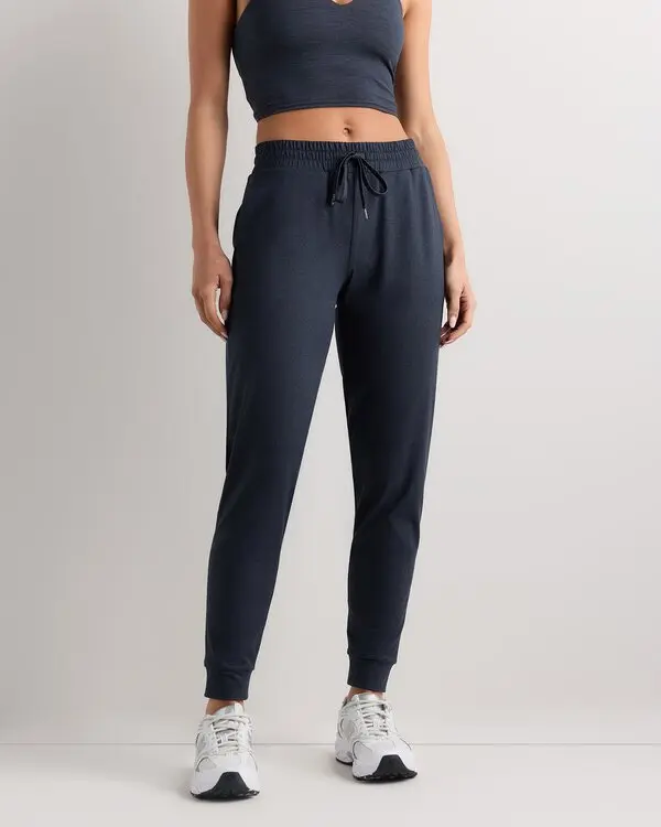 Quince Performance Joggers - Heather Deep Navy