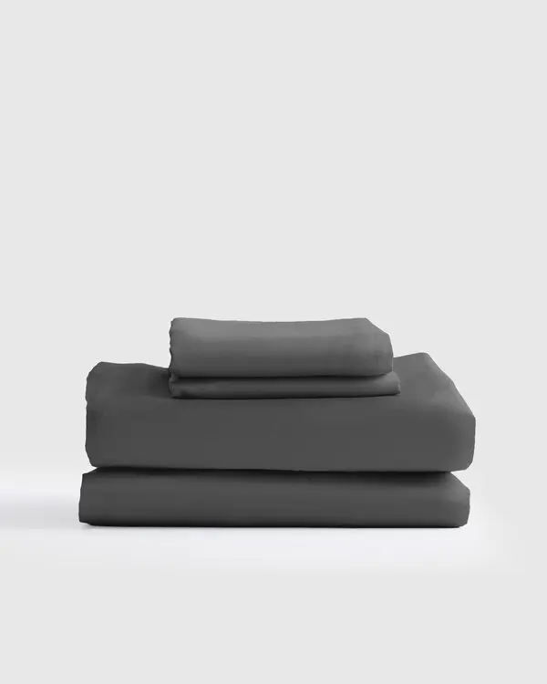 Quince Bamboo Sheet Set - Charcoal