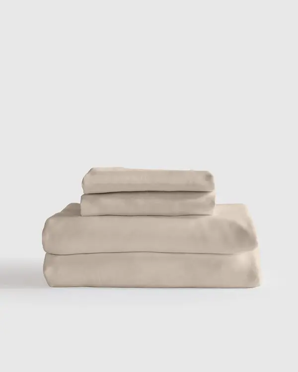 Quince Bamboo Sheet Set - Sand