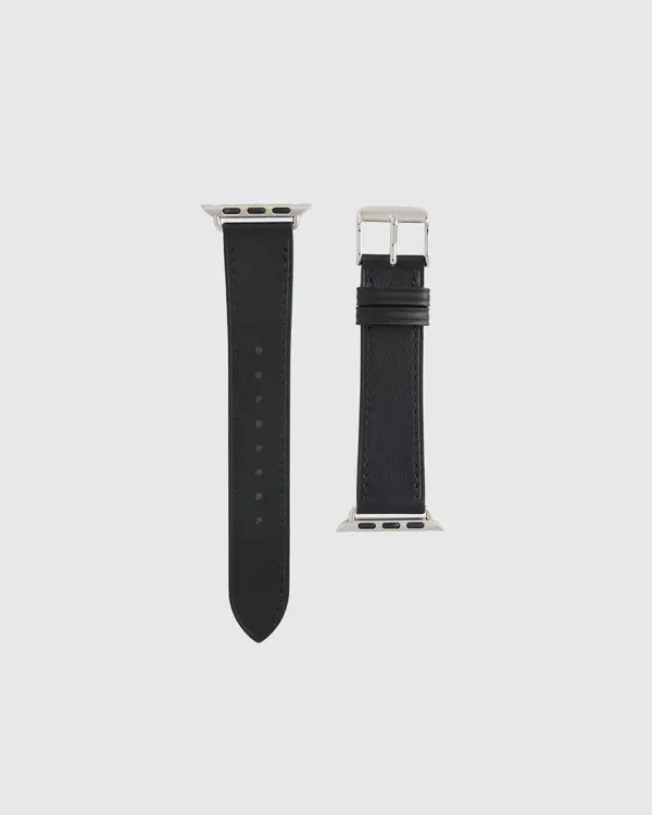 Quince Leather Smartwatch Band - Black