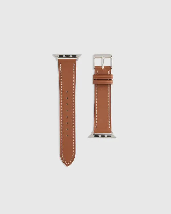 Quince Leather Smartwatch Band - Cognac