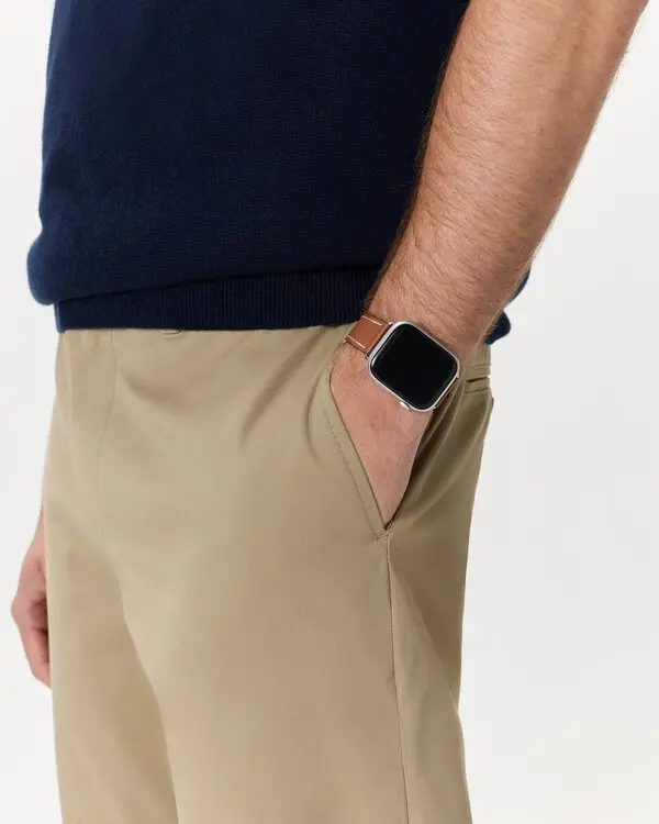 Quince Leather Smartwatch Band - Cognac