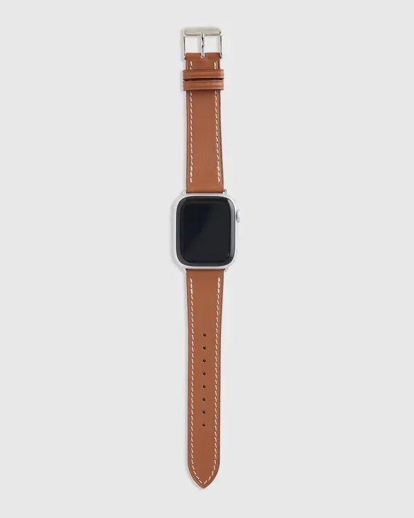 Quince Leather Smartwatch Band - Cognac