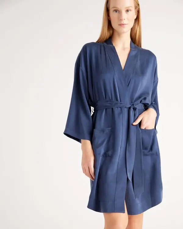 Quince Robe - Indigo