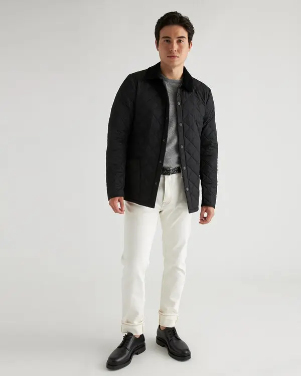 Quince Featherless Quilted Jacket - Black