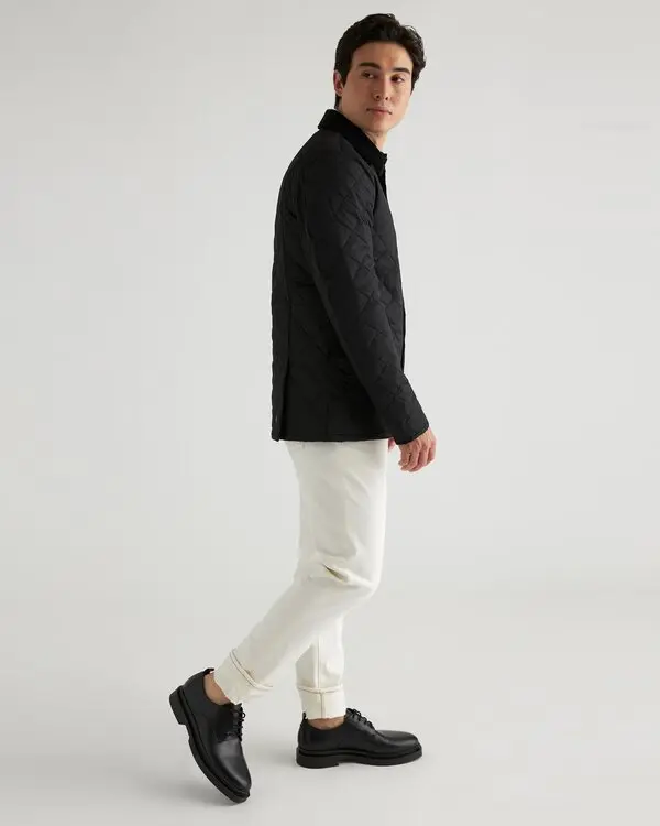 Quince Featherless Quilted Jacket - Black