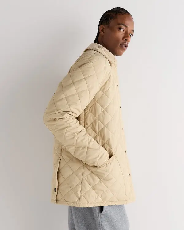 Quince Featherless Quilted Jacket - Buff Khaki
