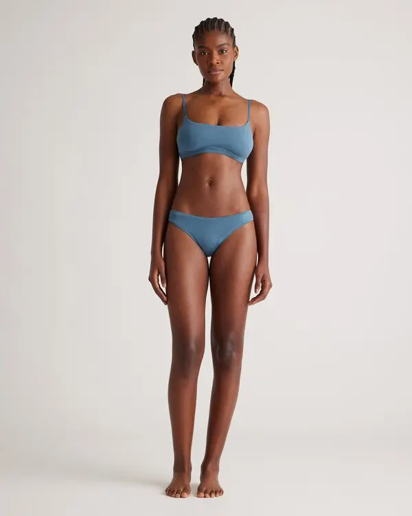 Quince Scoop Bralette - Ocean
