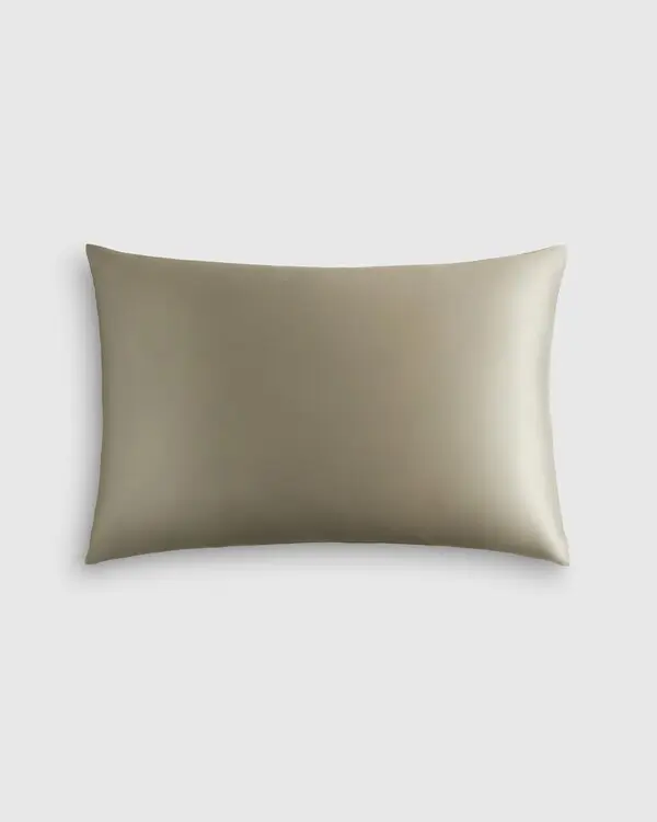 Quince Mulberry Silk Pillowcase - Dried Sage
