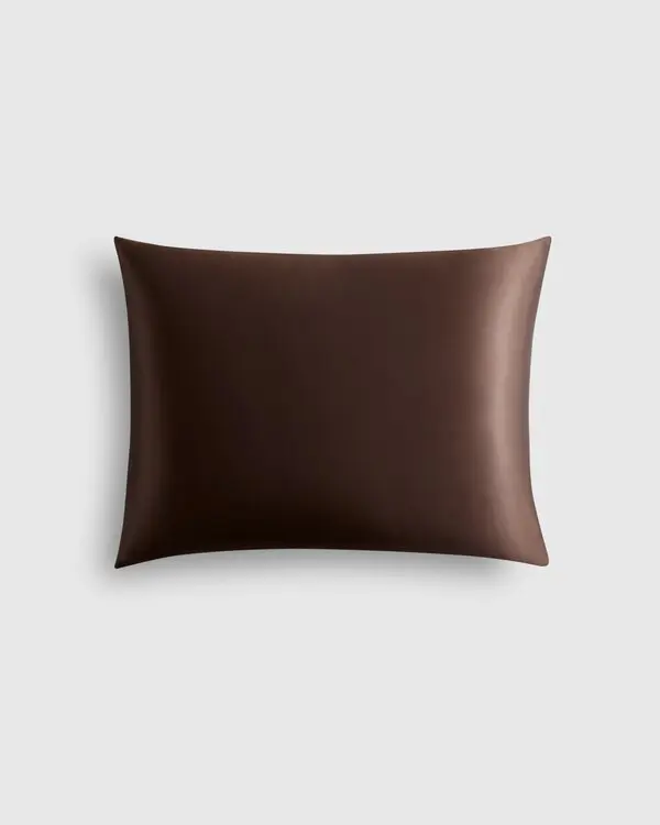 Quince Mulberry Silk Pillowcase - Espresso