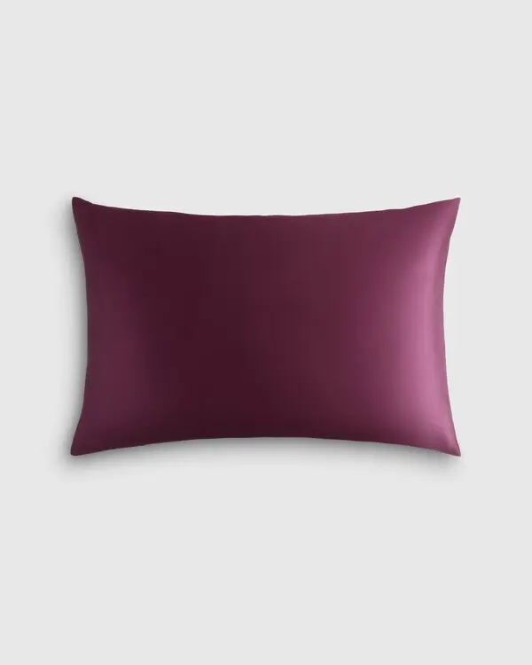 Quince Mulberry Silk Pillowcase - Plum