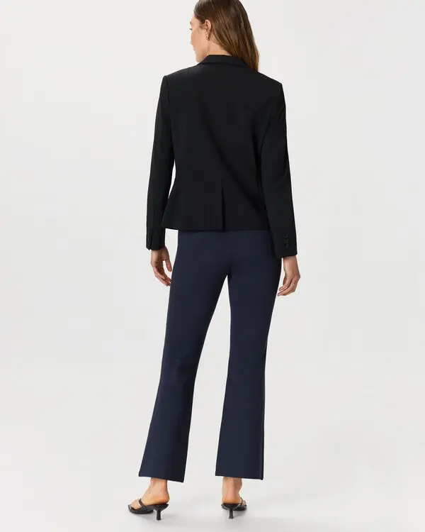 Quince Ponte Bootcut Trousers - Navy